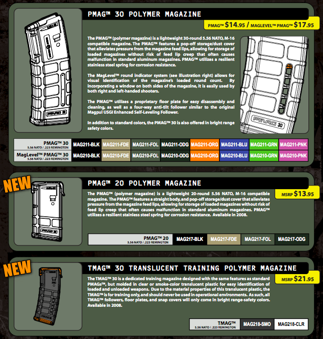 PMAG colors, anyone have pics? > Magazines > AR15.COM